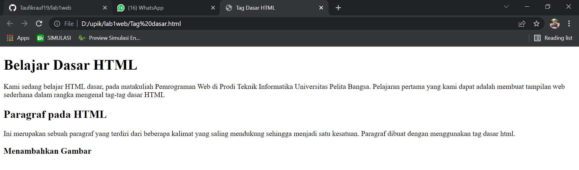 GitHub - Taufikrauf19/lab1web