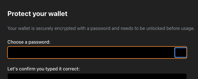 Password field: "show/hide password"-button is missing icon · Issue ...