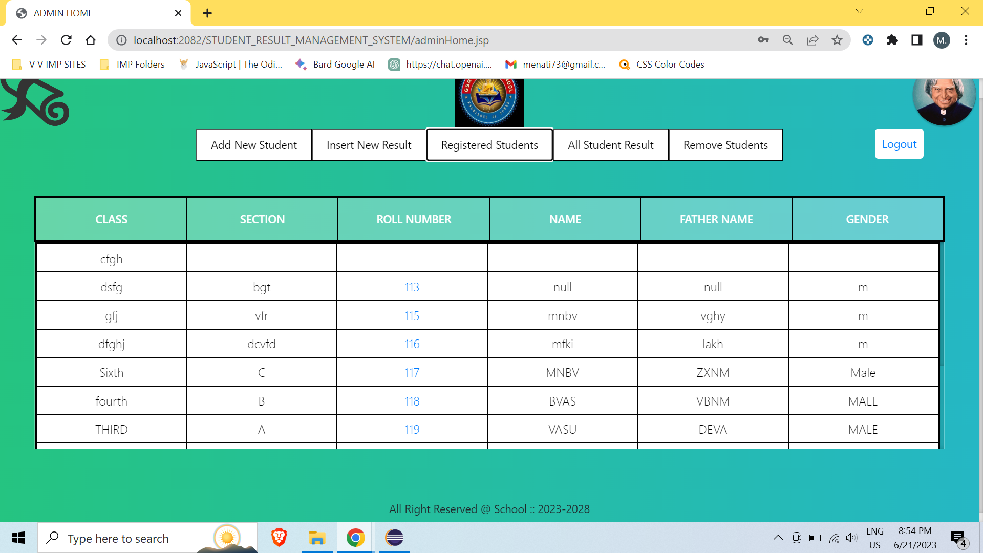 GitHub - MenatiVasudevaReddy/Student-Results-Management-System: Student Results Management ...