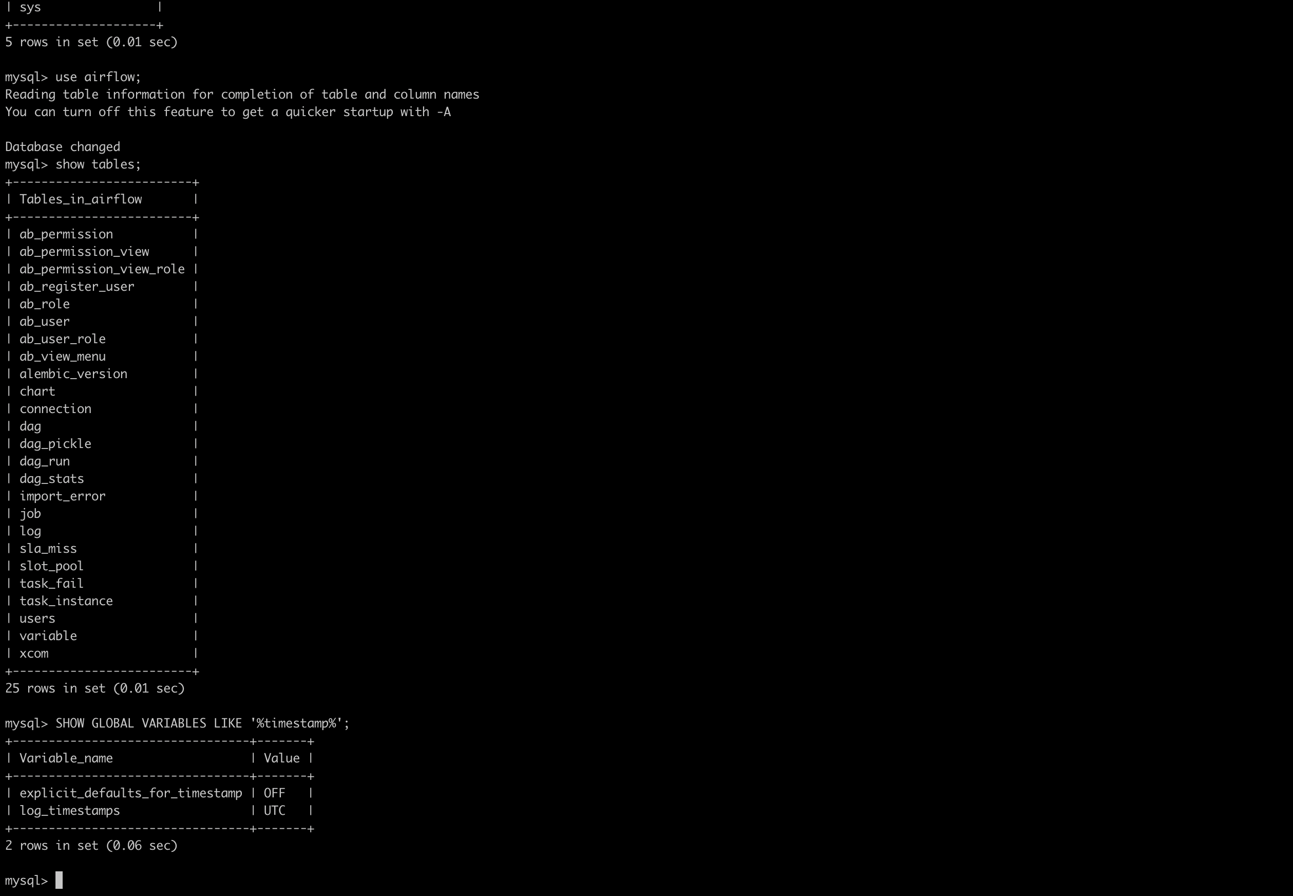 Airflow Db Reset Throws Error While Initialising Breeze With Python Version 38 And Mysql As