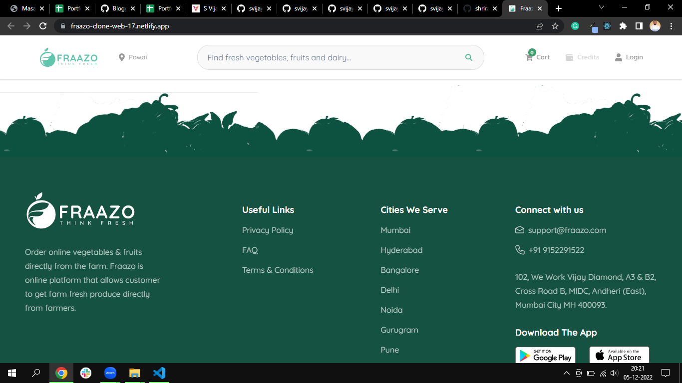 GitHub - svijaym/Fraazo-Clone: This is a fraazo online e-commerce website clone. FRAAZO is the ...