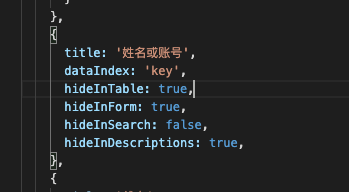 🐛[BUG]hideInForm true的时候，hideInSearch失效 · Issue #2986 · ant-design/pro-components · GitHub