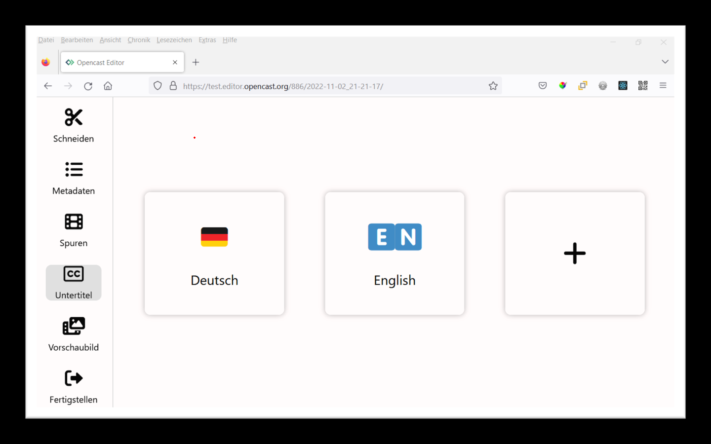Subtitle editor language chooser without flag · Issue #899 · opencast/opencast-editor · GitHub