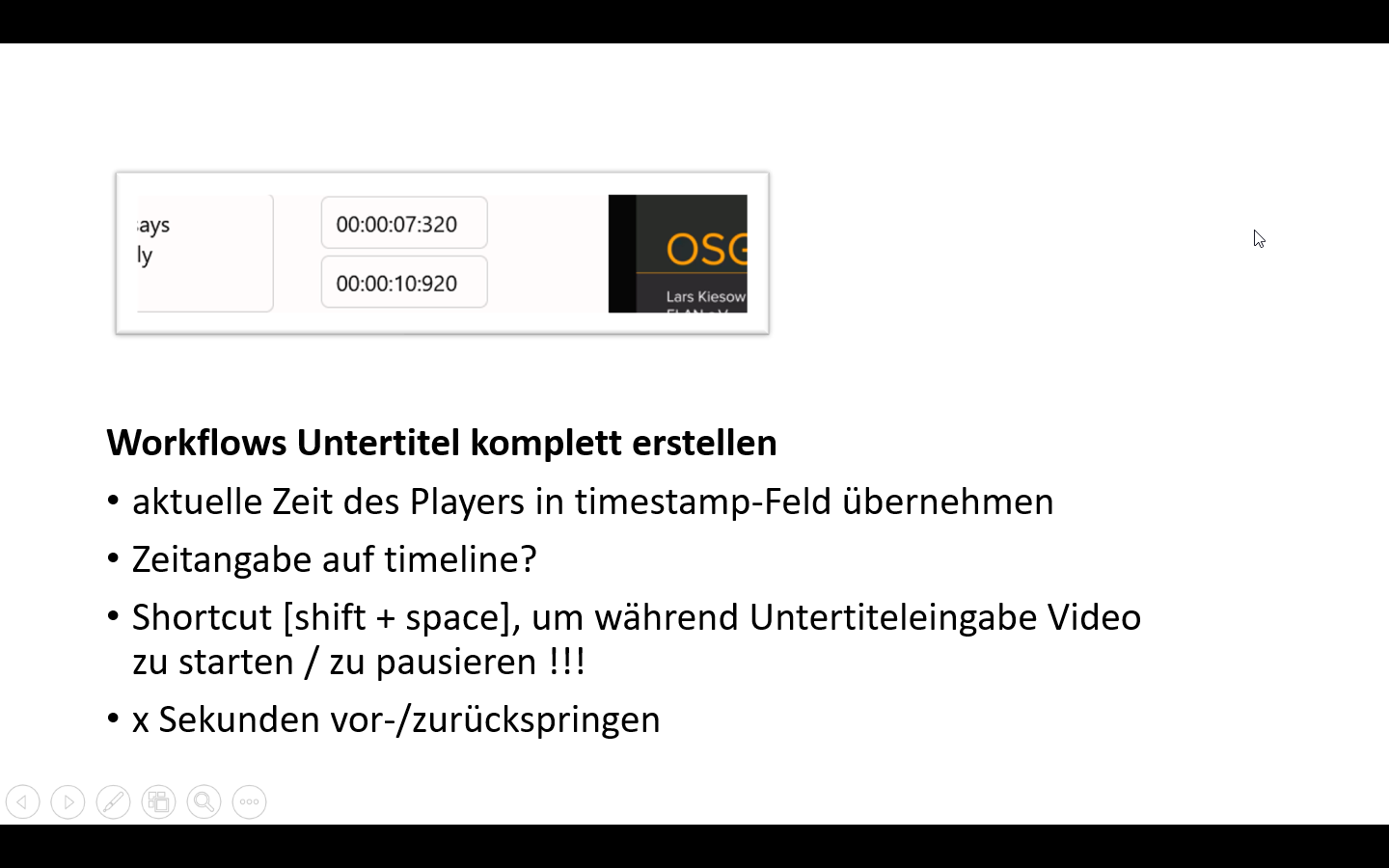 Subtitle editor, more support for workflow · Issue #934 · opencast/opencast-editor · GitHub