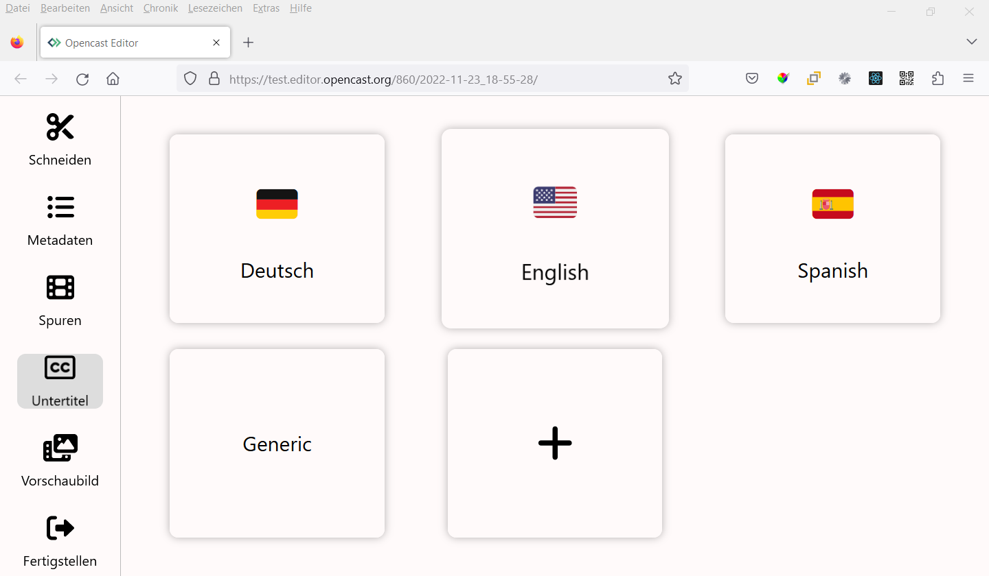 Subtitle editor language chooser without flag · Issue #899 · opencast/opencast-editor · GitHub