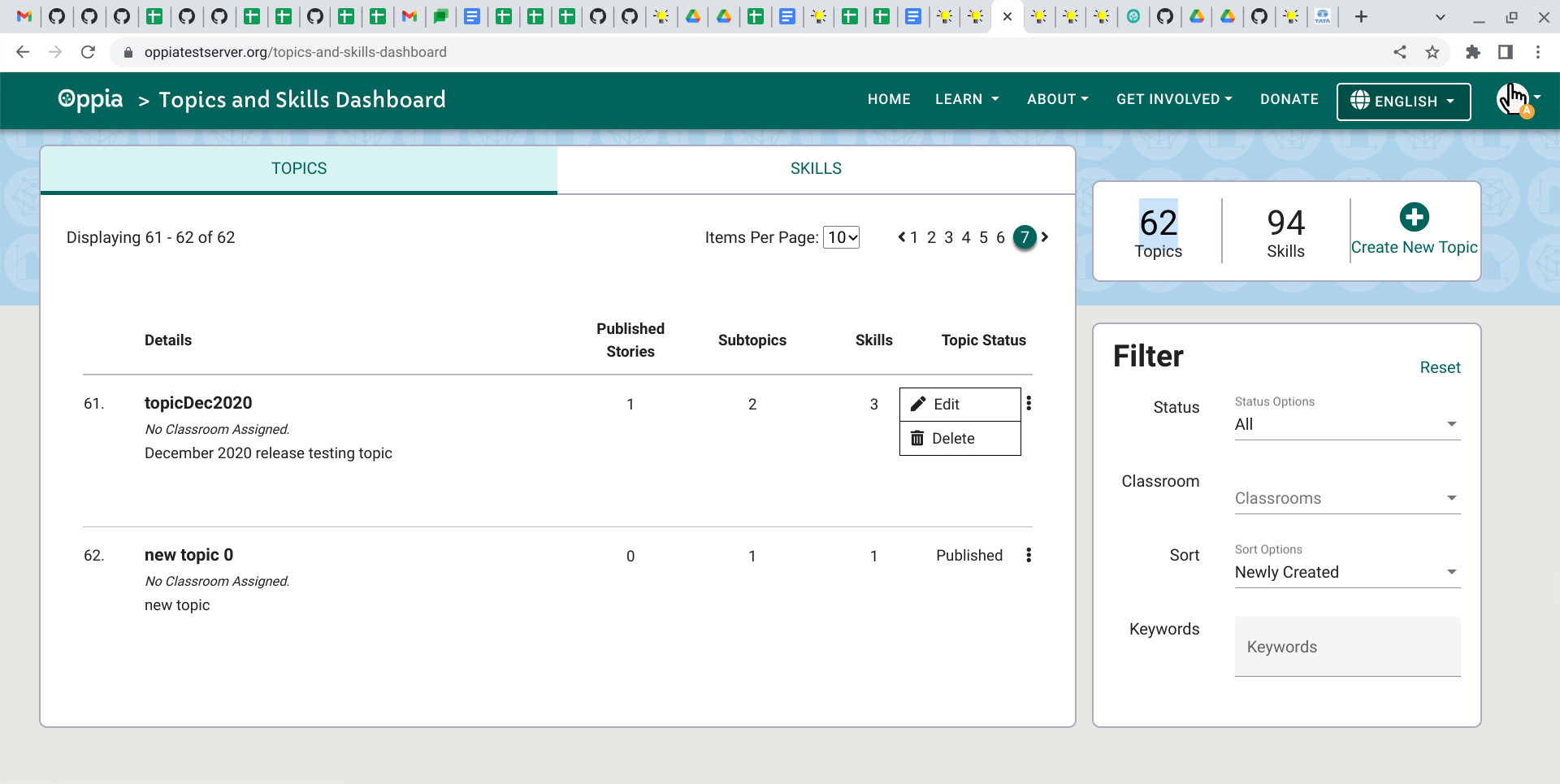 [BUG]: Chromevox is not reading label for button '+' when focus is on it in Topics dashboard ...