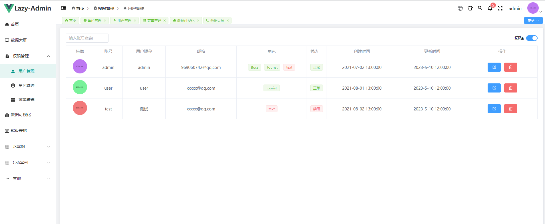 GitHub - lazySir/vue3_ts_vite_pinia: vue3后台管理项目（mock.js为数据来源）