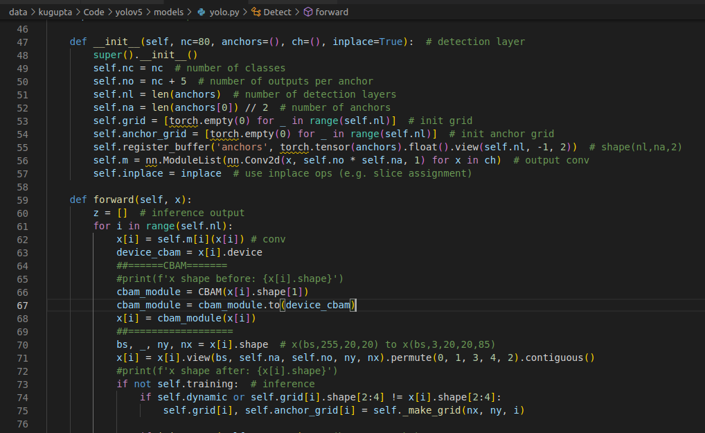 CBAM attention in YOLOv5 · Issue #11236 · ultralytics/yolov5 · GitHub