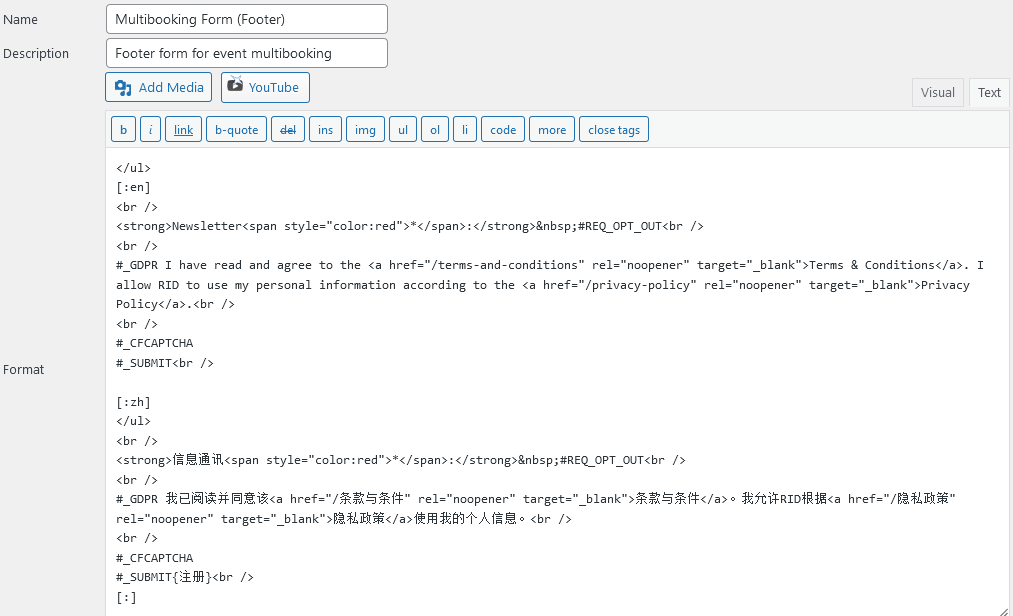 Multibooking form multi-language not displaying properly · liedekef events-made-easy ...