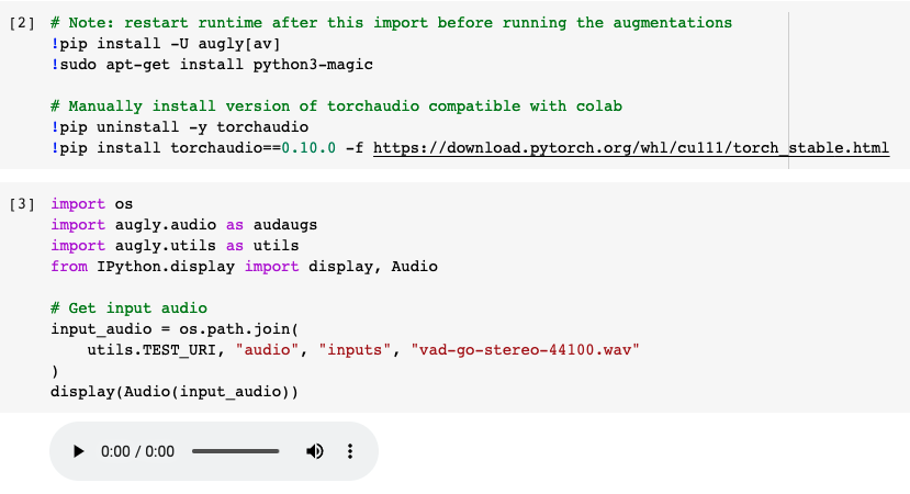 torchaudio does not work · Issue #2417 · googlecolab/colabtools · GitHub