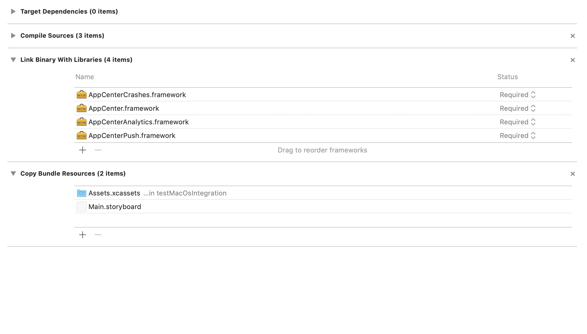 The bundle format of the provided Mac frameworks is invalid · Issue #1249 · microsoft/appcenter ...