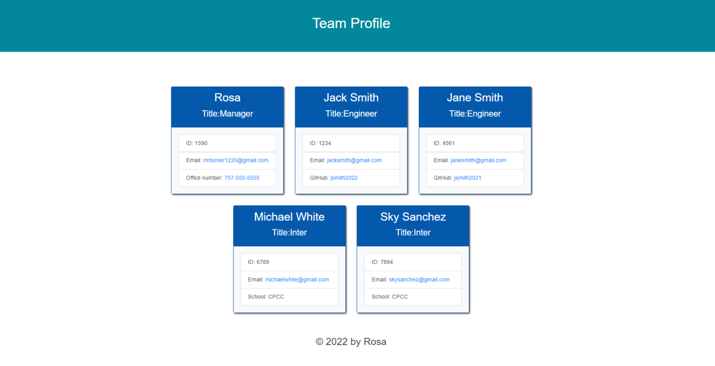 GitHub - rturner1220/team-profile-generator