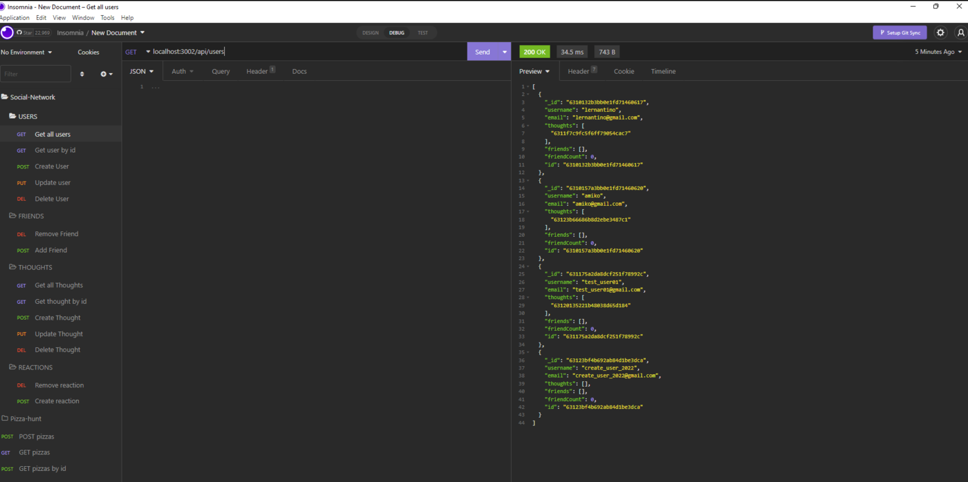 GitHub - rturner1220/Social-Network-API