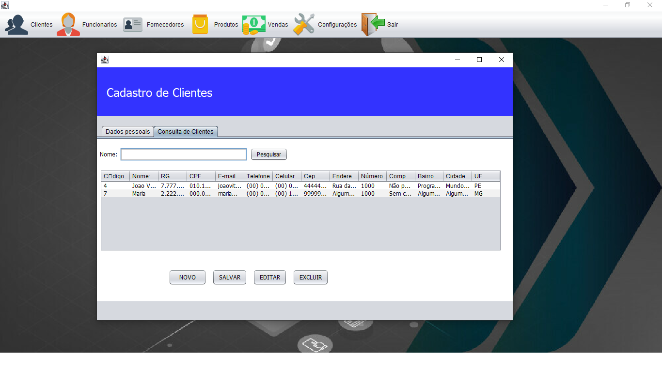 GitHub - yuri-candido/SistemaVendas