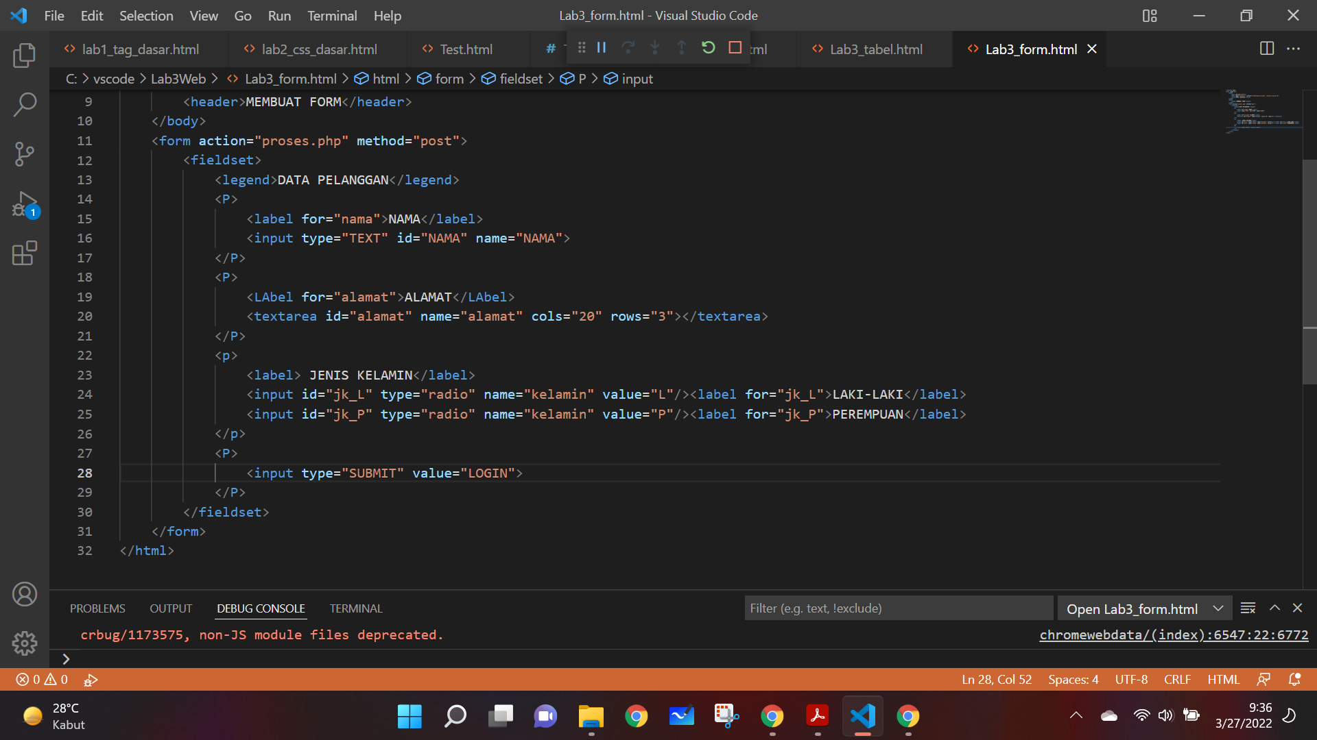 GitHub - Anisaidrsty/Lab3Web