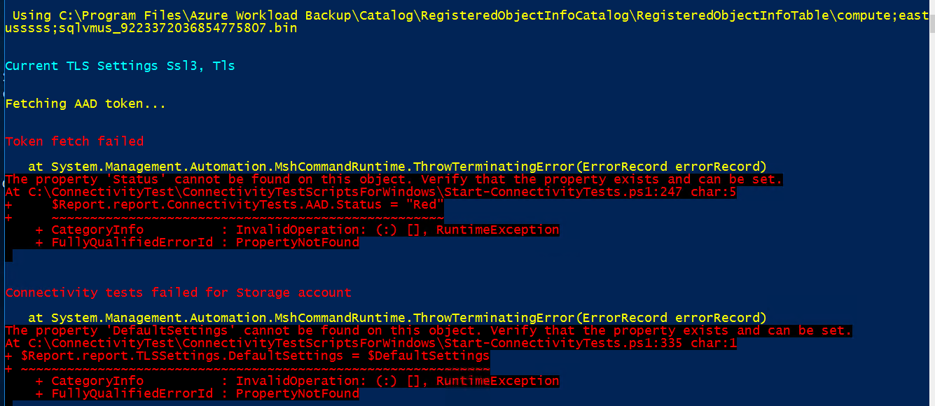 Results not accurate · Issue #9 · Azure/Azure-Workload-Backup-Troubleshooting-Scripts · GitHub