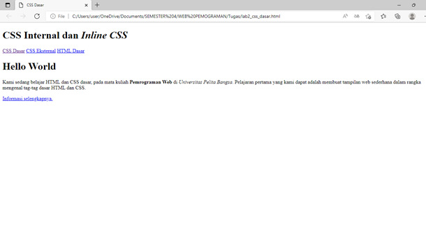 GitHub - IrgaRamadhanPutra/lab2web