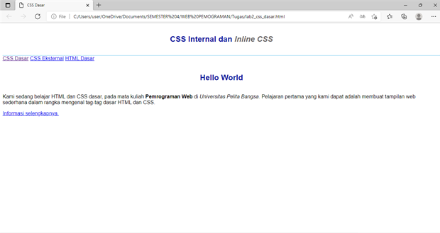 GitHub - IrgaRamadhanPutra/lab2web