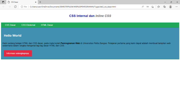 GitHub - IrgaRamadhanPutra/lab2web