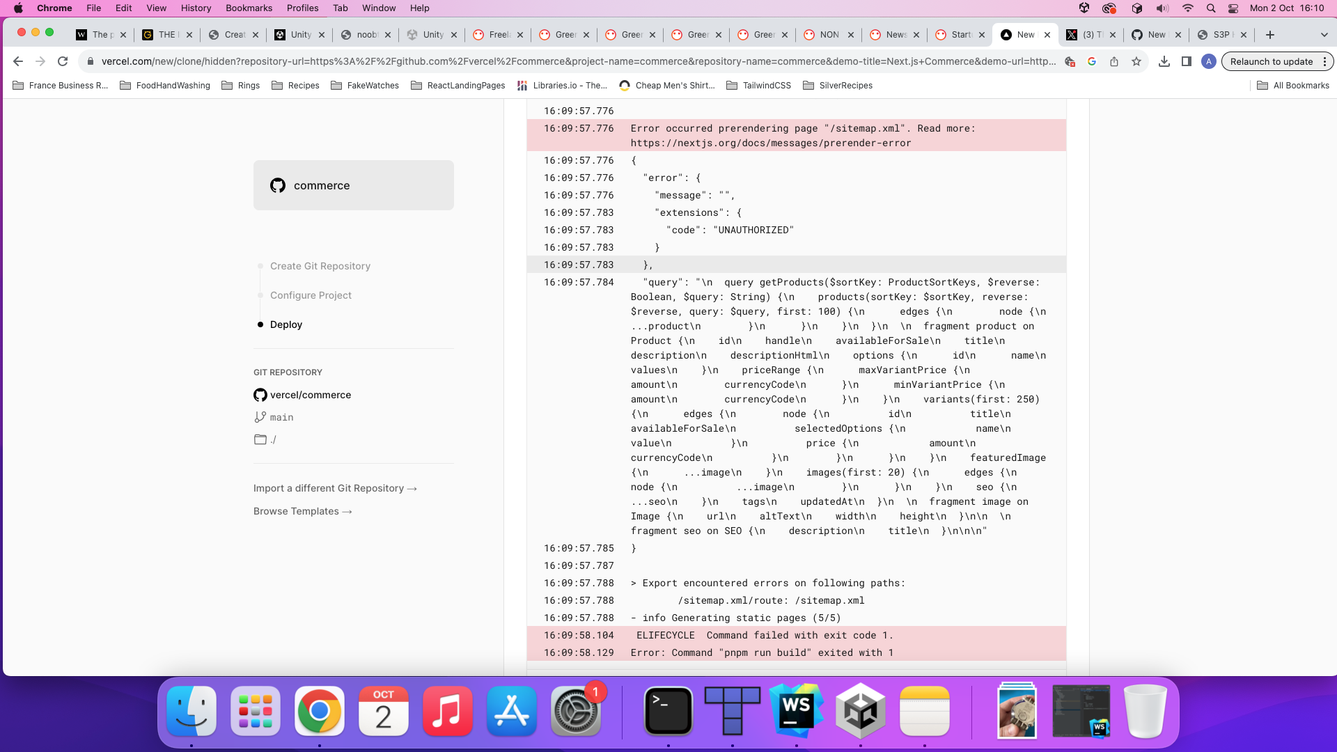 Sitemap required on deployment · Issue #1213 · vercel/commerce · GitHub