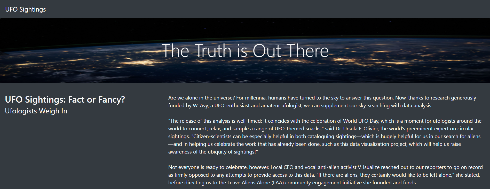 GitHub - crsamc/UFOs