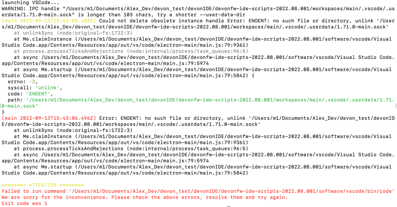 Bug with VSCode on MacOS/M1 · Issue #888 · devonfw/ide · GitHub