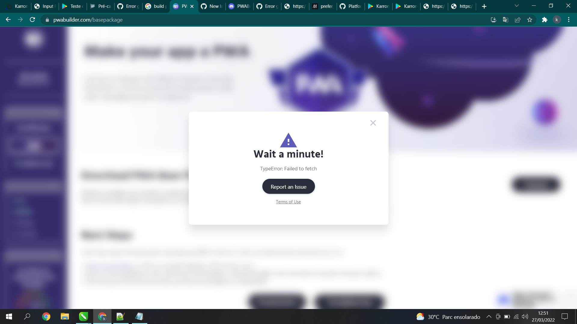 Error Generating Android Package · Issue 2696 · Pwa Builderpwabuilder · Github