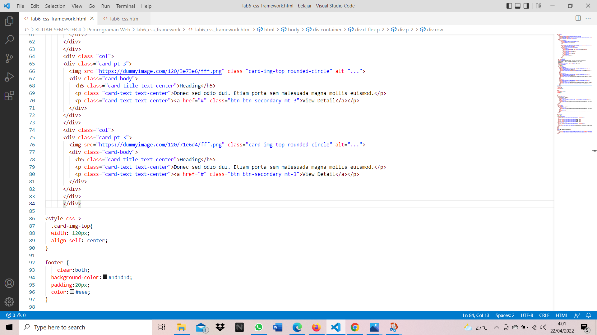 README.md · Issue #1 · MamatSutrisno/Lab6Web. · GitHub