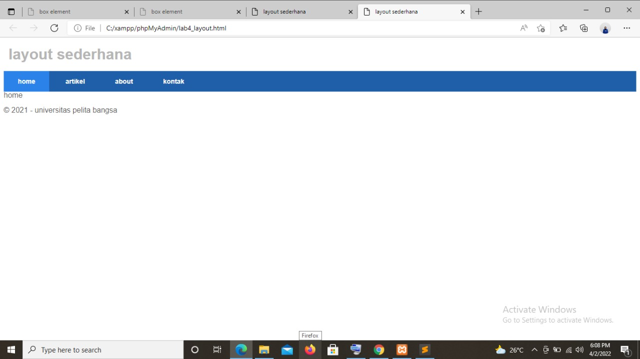 GitHub - FAKHRUDINnizar/Lab4Web