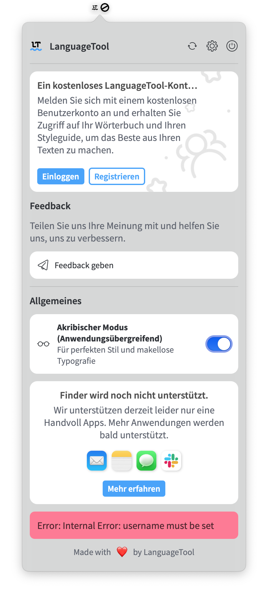 Macos Languagetool 11 Not Working Without User Logged In · Issue 7626 · Languagetool Org