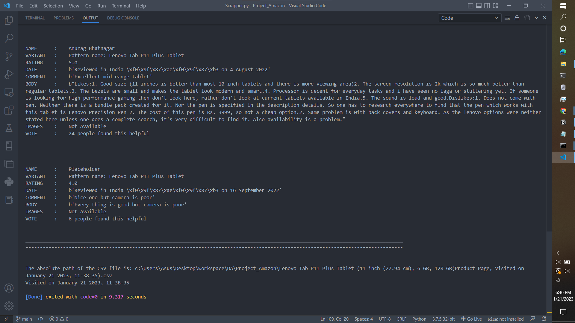 GitHub - one-tonSOUP/Amazon-Product-Review-Scraping: Collecting amazon ...