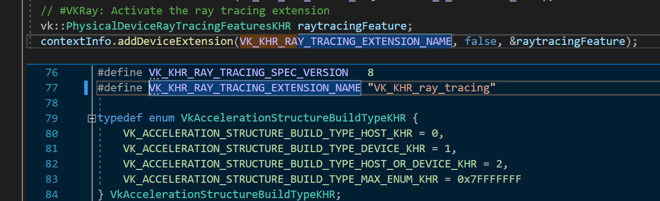 Device extension VK_KHR_ray_tracing not supported by selected physical device (RTX 3080 ...