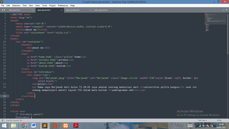 GitHub - Nurjanah25/Lab4Web