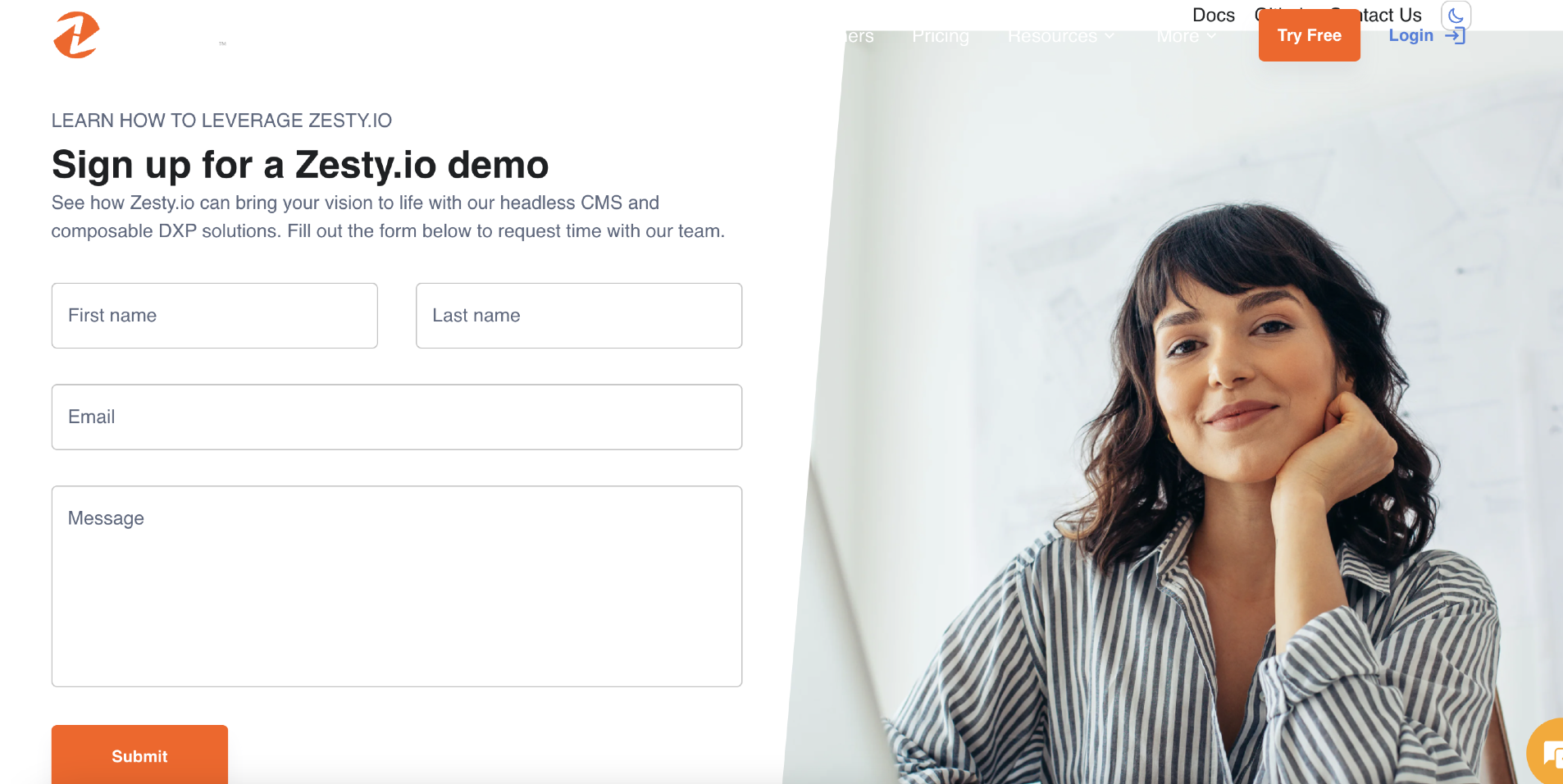 Demos page navigation · Issue #403 · zesty-io/website · GitHub
