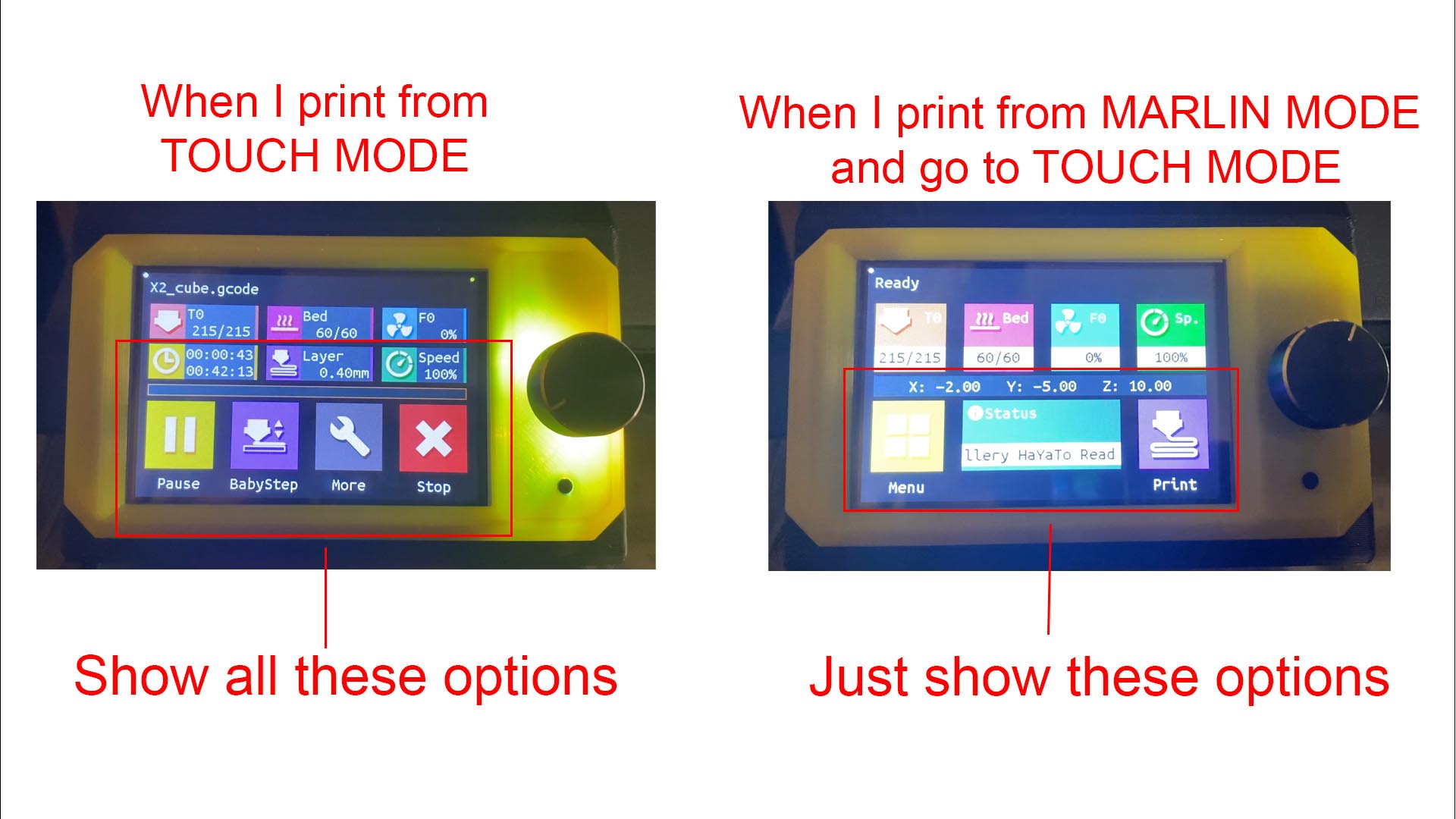 [Q] Artillery X2 and TFT35 problems with the filament sensor and other ...