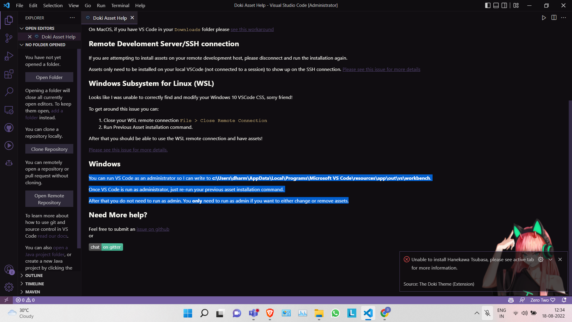 Setting custom assets paths to a directory causes asset install issues. · Issue #172 · doki ...