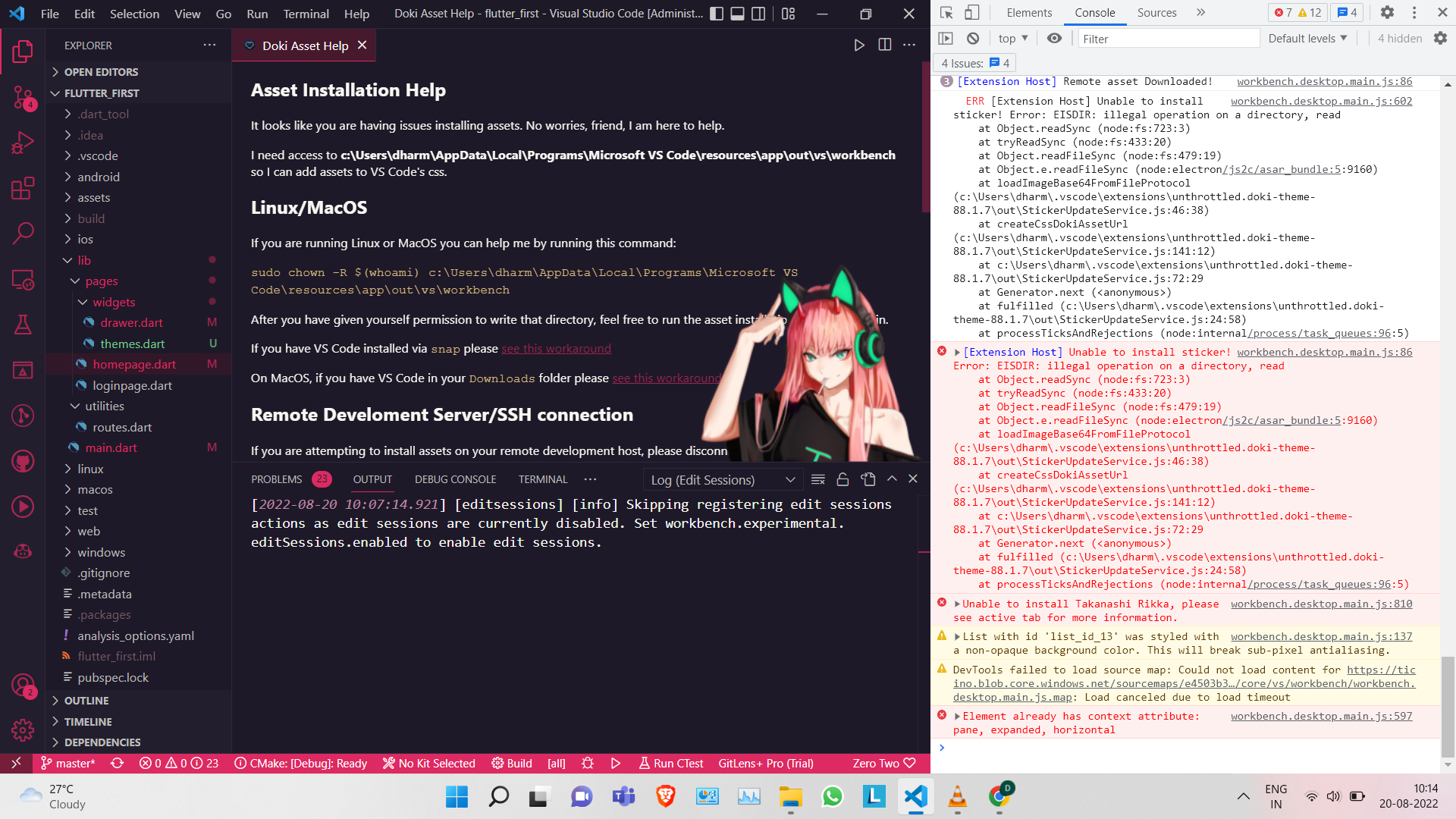 Setting custom assets paths to a directory causes asset install issues. · Issue #172 · doki ...