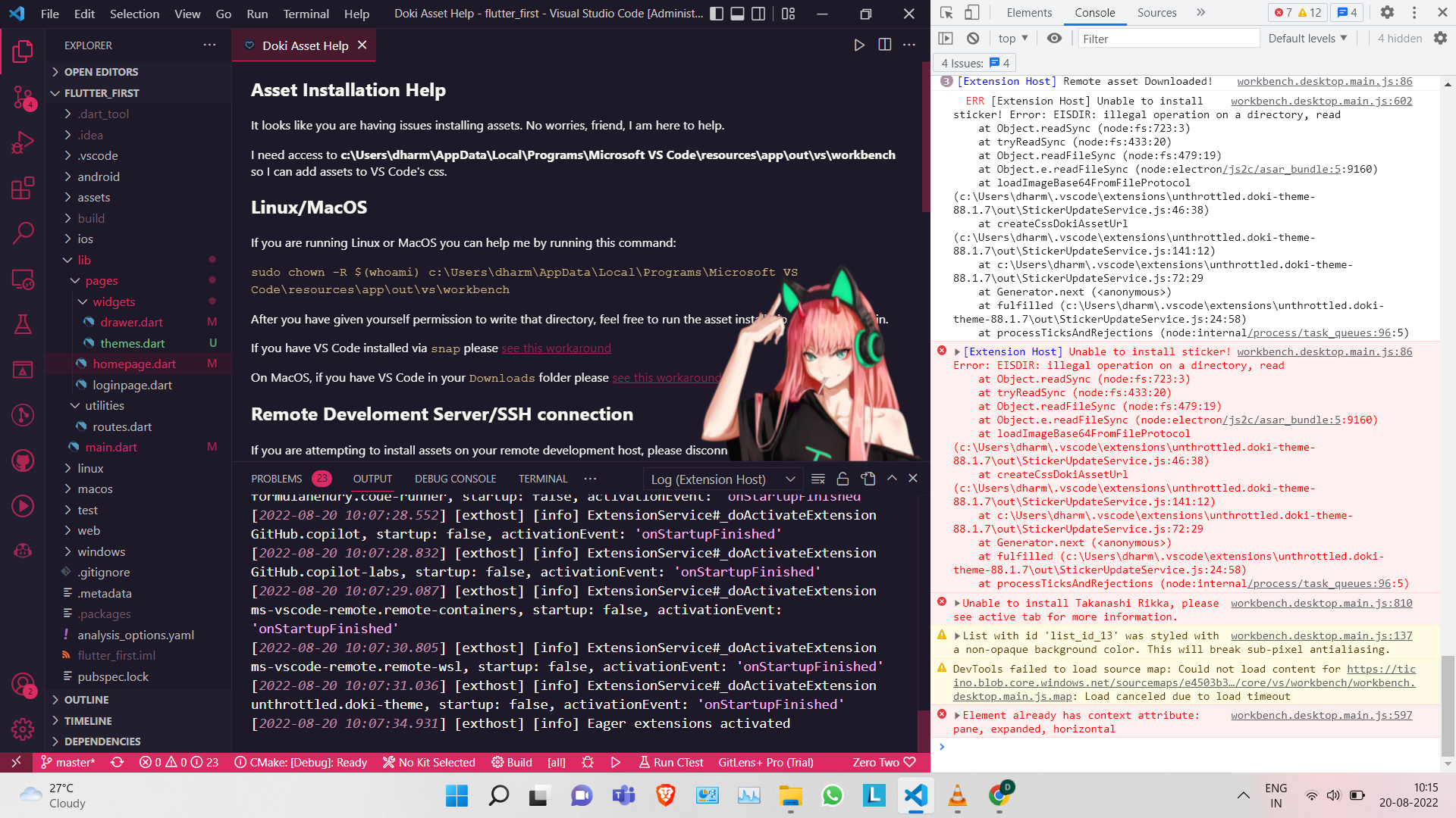 Setting custom assets paths to a directory causes asset install issues. · Issue #172 · doki ...