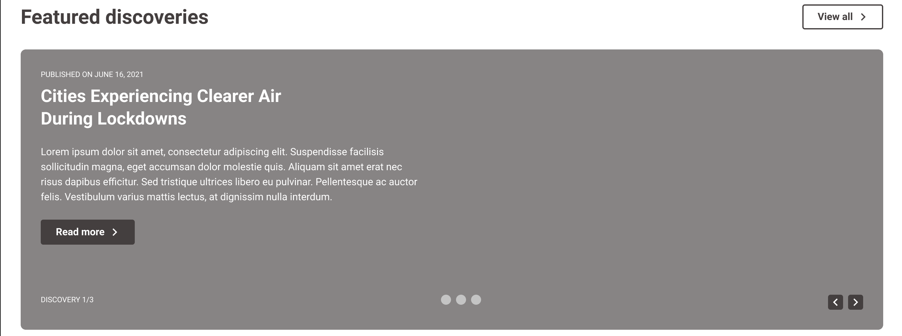 Welcome Page Featured Content Carousel · Issue 77 · Nasa Impactveda Ui · Github