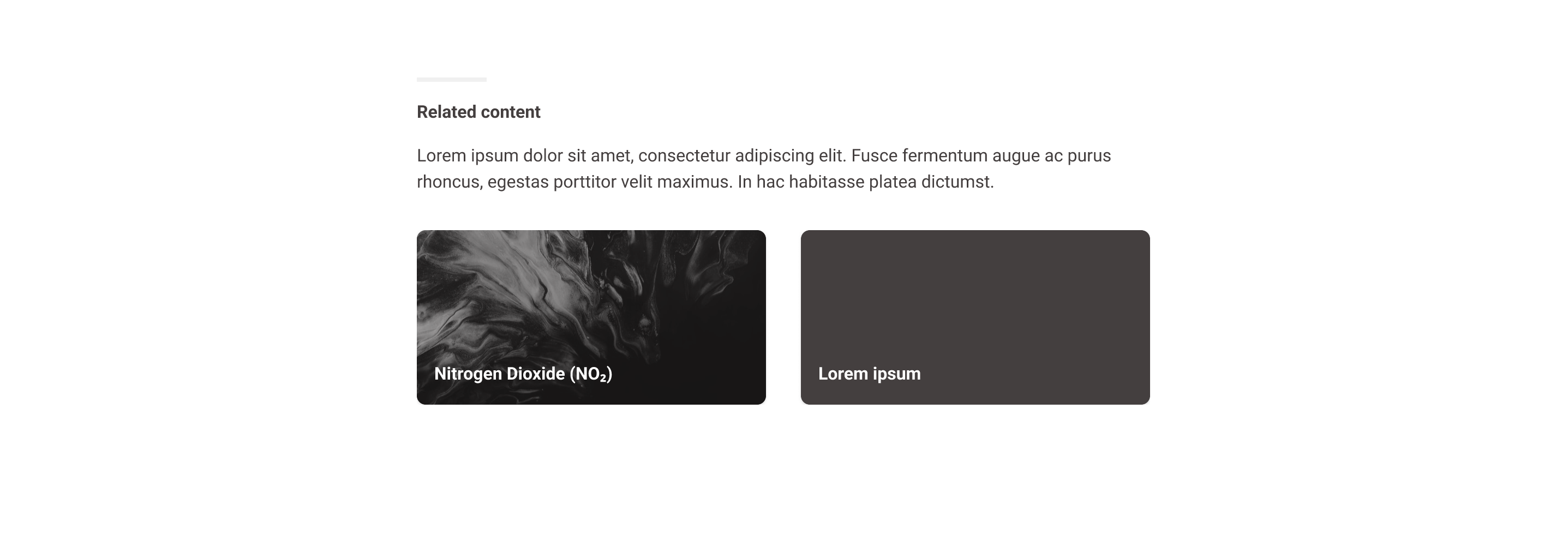 Global: related content block · Issue #100 · NASA-IMPACT/veda-ui · GitHub