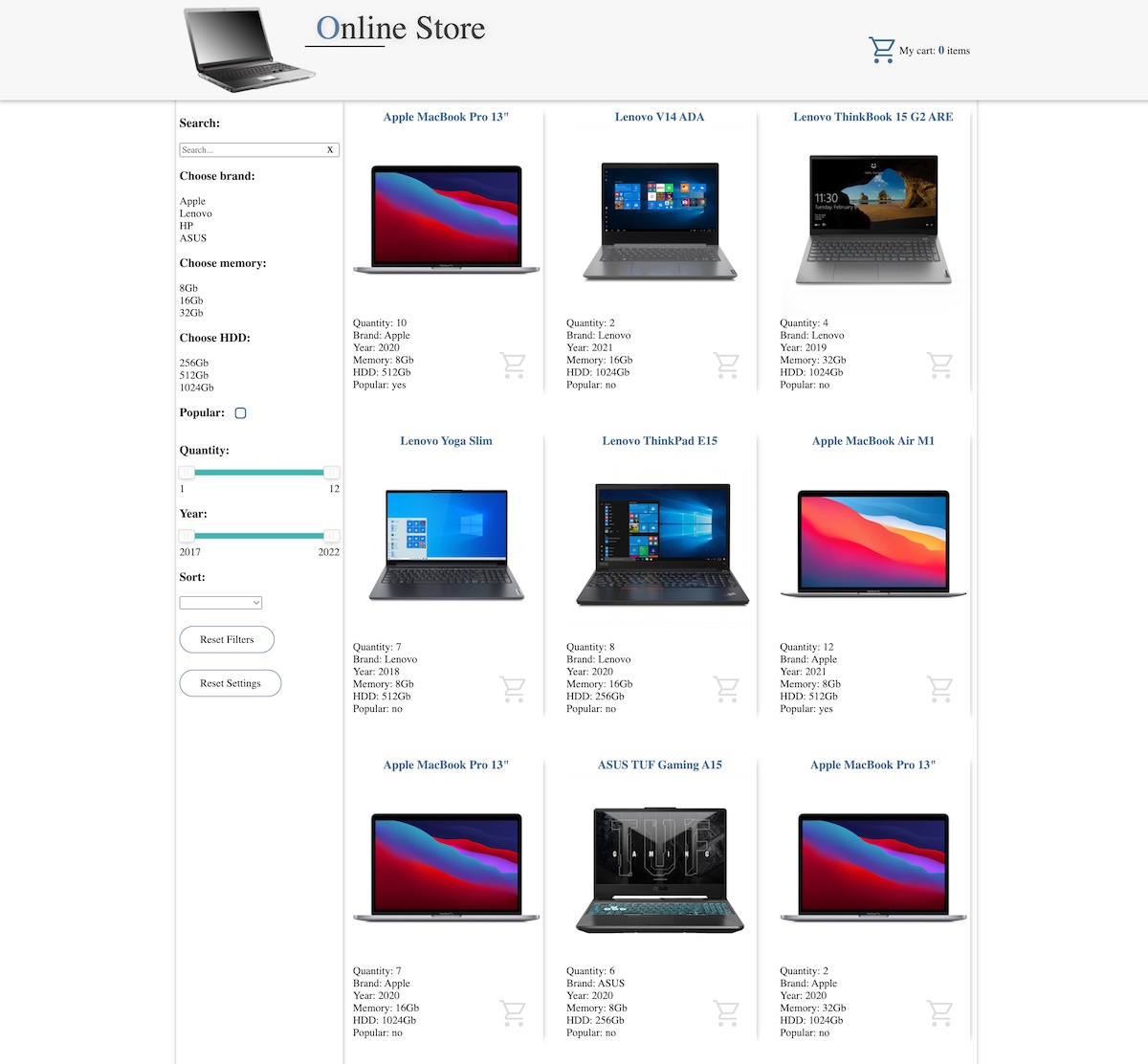 GitHub - atmoranso/online-store
