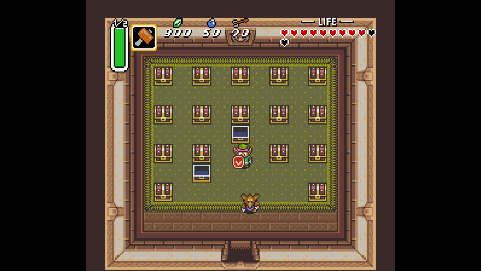 Graphics Glitch in Dark World treasure chest game after choosing item · Issue #113 · snesrev ...