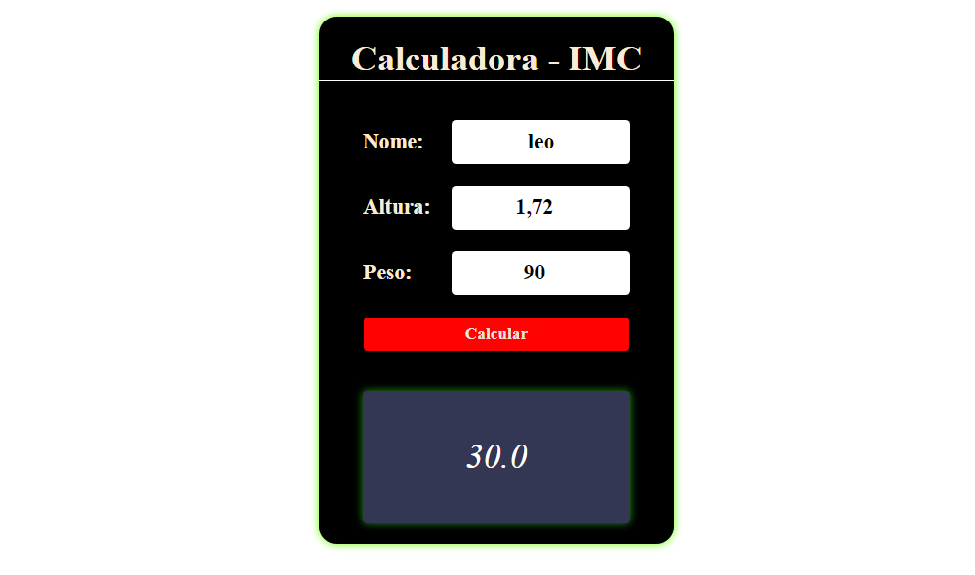 GitHub - LeonardoBraz1/Calculadora-imc