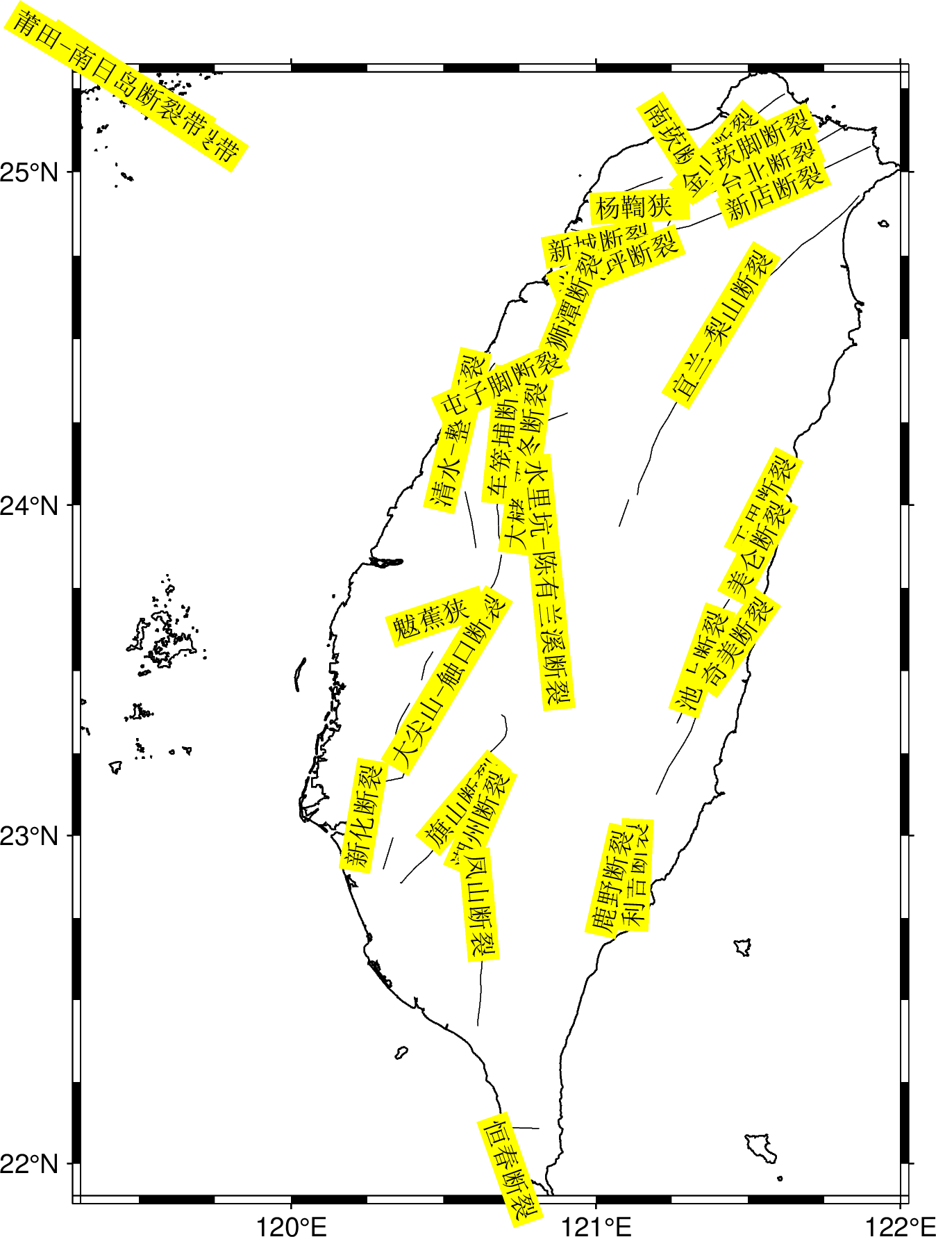 为示例“标注断层名”生成正确的图片 · Issue #434 · gmt-china/GMT_docs · GitHub