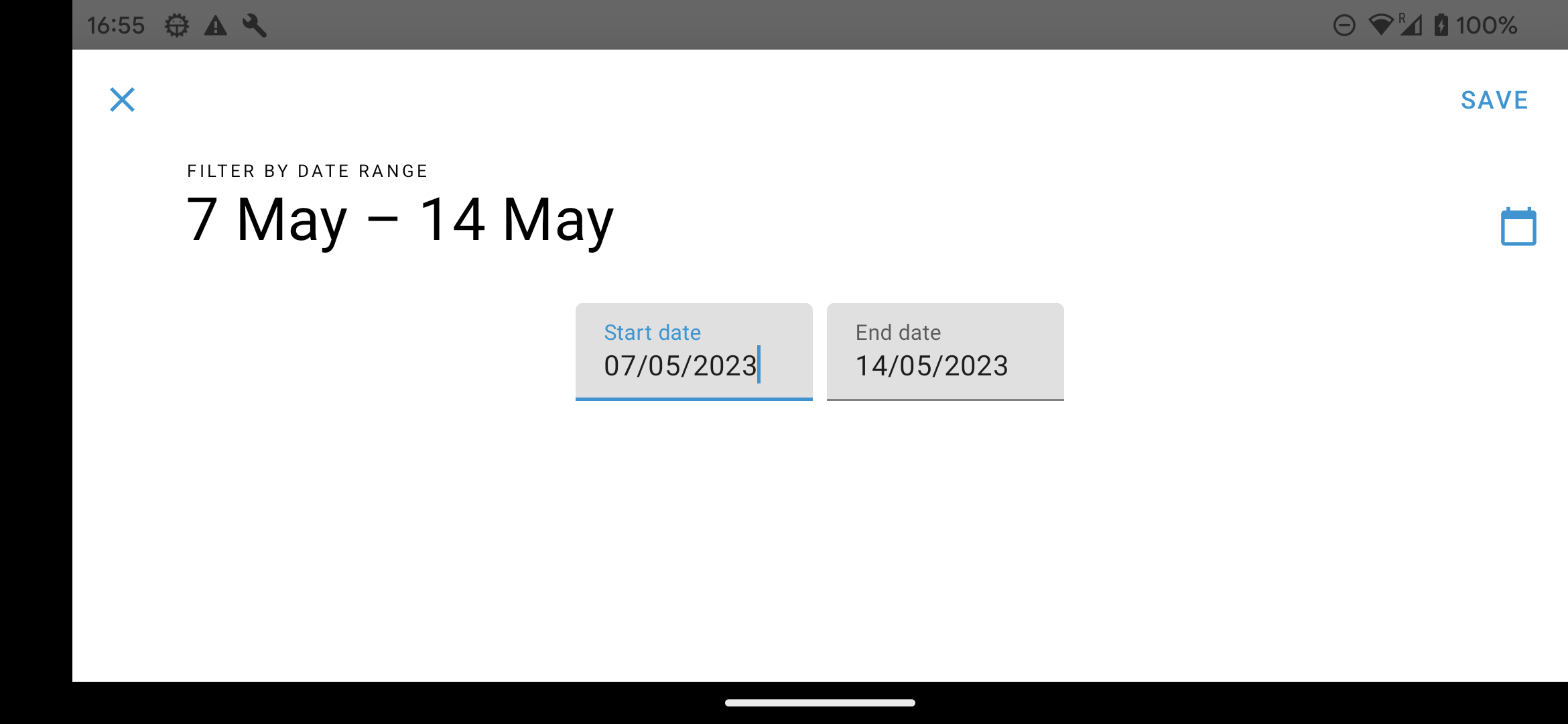 [DatePicker] keyboard in landscape hides content · Issue #3395 · material-components/material ...