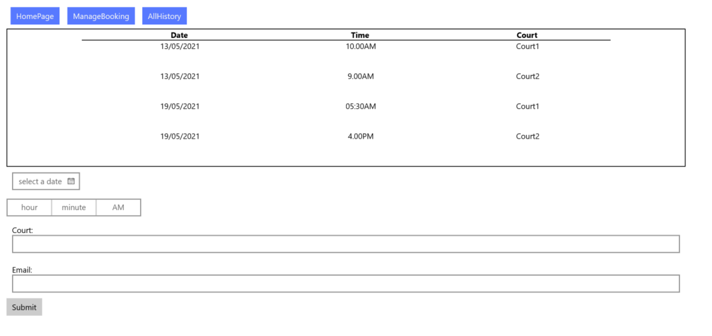 GitHub - vernice-chow/badminton-court-management