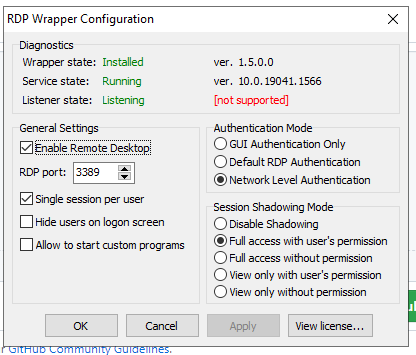 Autoupdate Rdp Wrapper