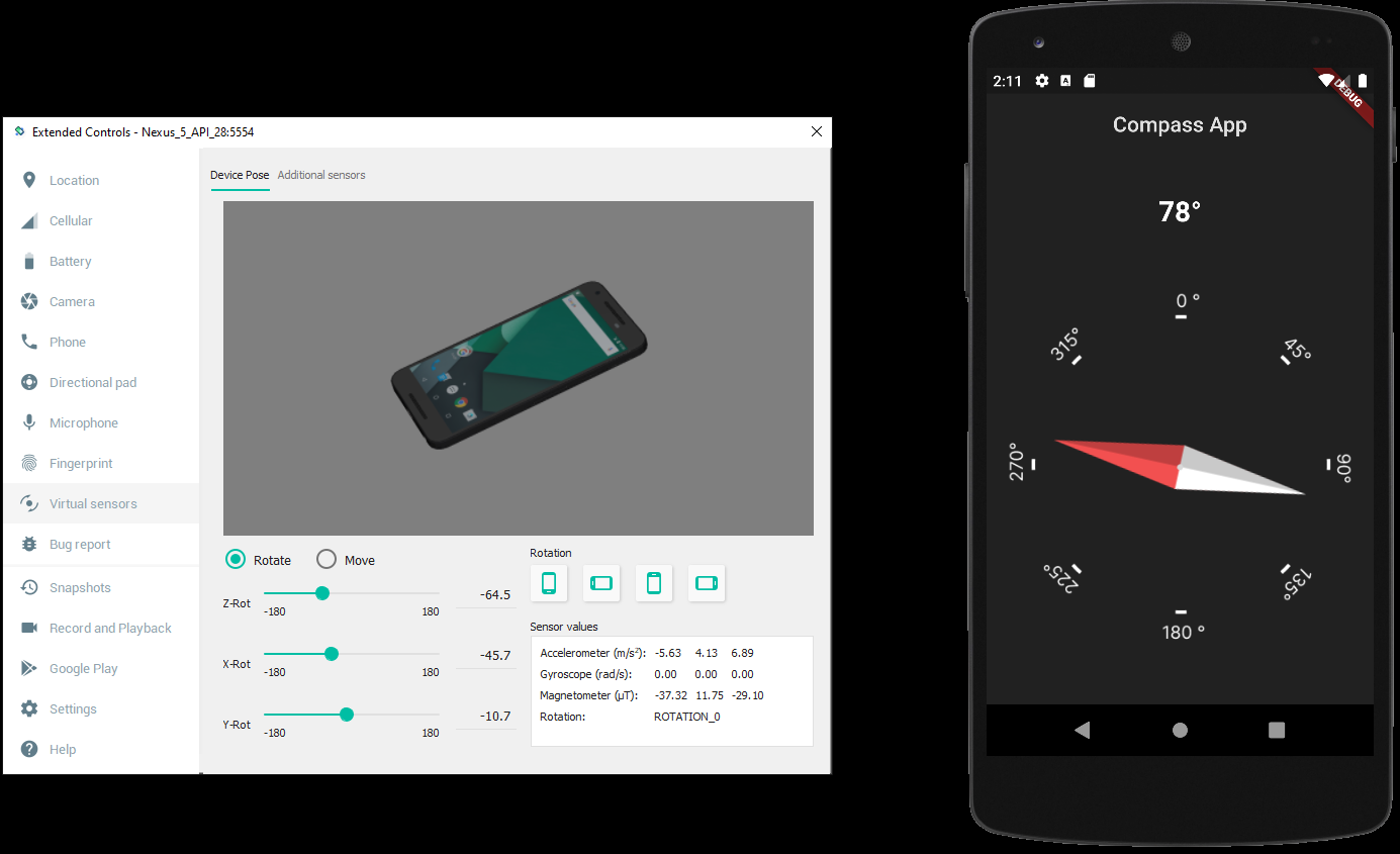 GitHub - leonardoguerzet/flutter-compass