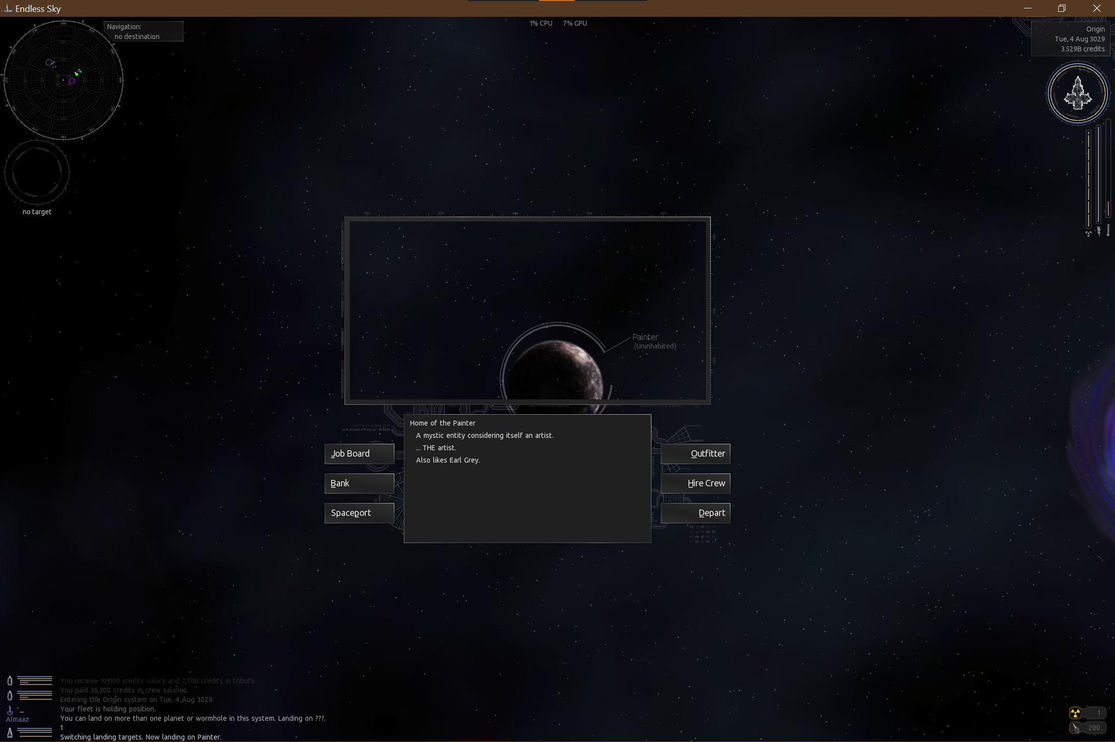 Bug: Planet label is off-center when landed on a planet · Issue #7631 · endless-sky/endless-sky ...