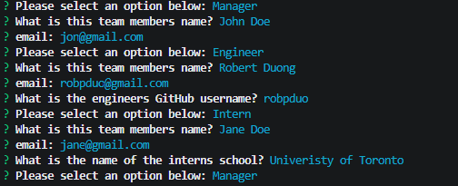 GitHub - robpduo/Team-Profile-Generator